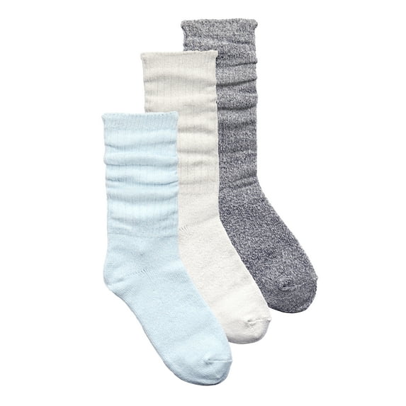 Joyspun Women's Soft Slouch Socks, 3-Pack, Size 4-10 - Walmart.com