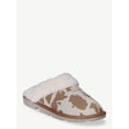 Joyspun Women's Faux Suede Clog Slippers - Walmart.com