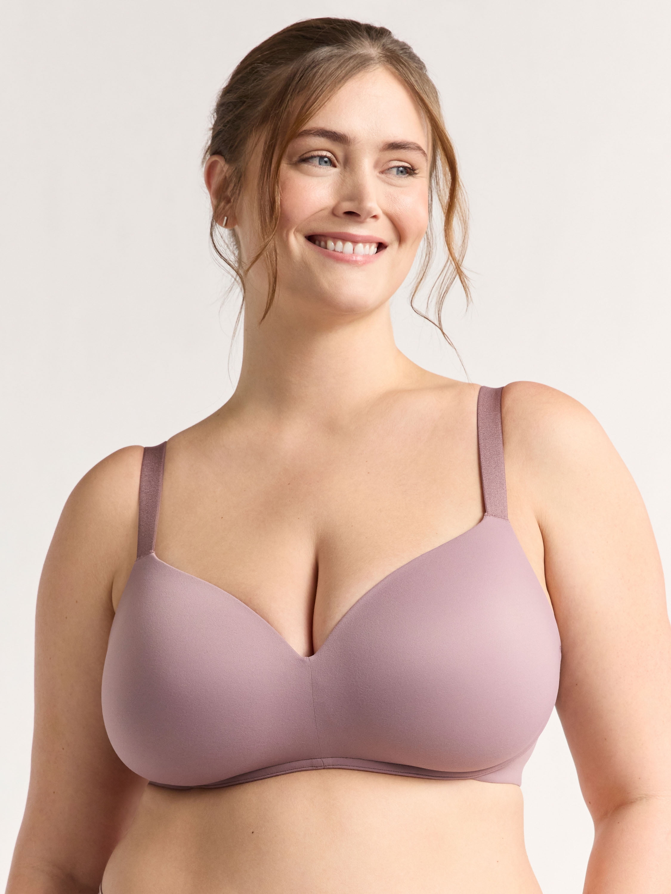 Joyspun Women's & Women's Plus Brushed Micro Wirefree Bra, Sizes 38DD-46DDD - Walmart.com