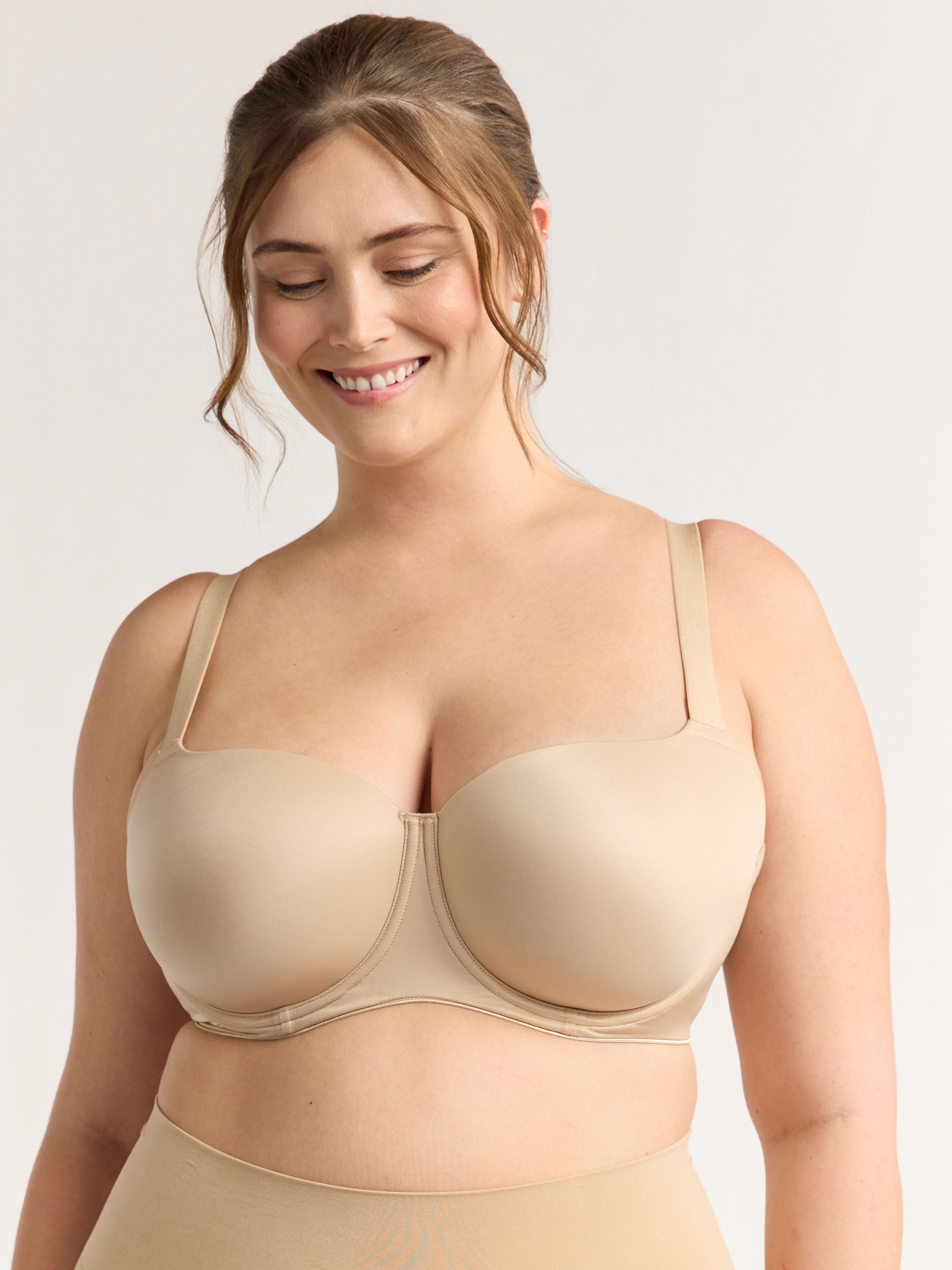 Joyspun Women's & Women's Plus Smooth Balconette Bra, Sizes 38DD-46DDD - Walmart.com