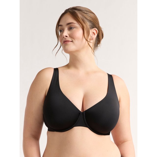 Joyspun Unlined Underwire Bra - Sizes 38DD-46DDD - Walmart.com