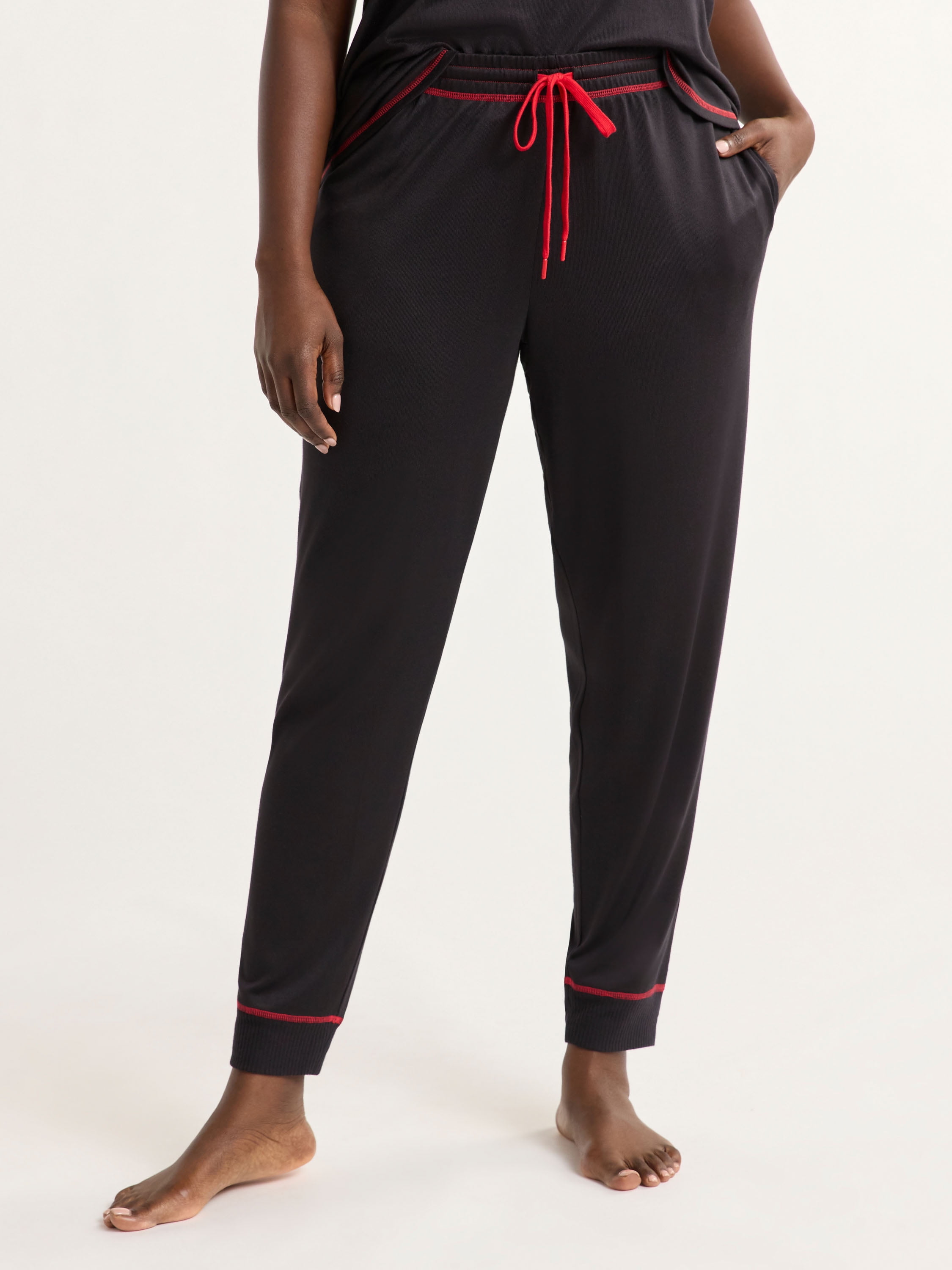 Joyspun Women's and Women’s Plus Hacci Knit Sleep Joggers, Sizes XS to 3X - Walmart.com
