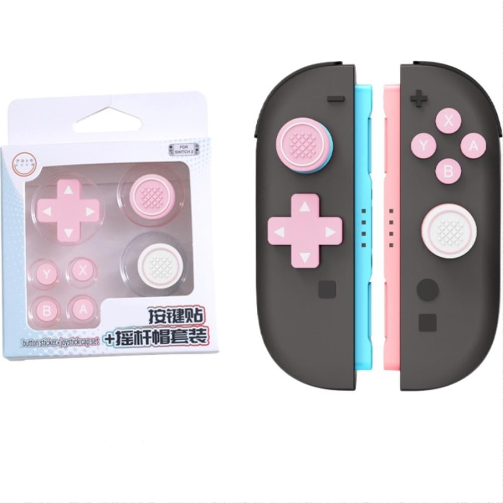 Joystick Button Sticker Set for 2, Soft & Comfortable Silicone Button ...