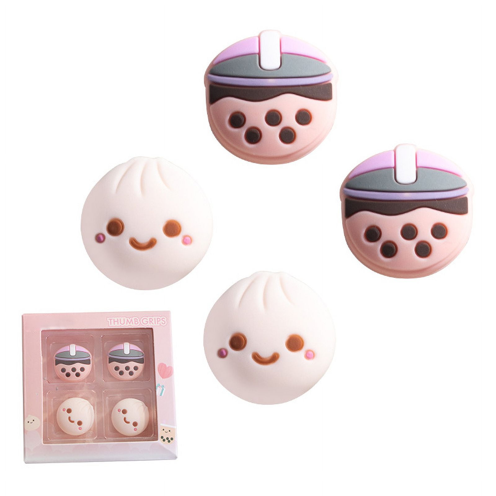 Joystick Cover Comfortable Touch Cute Cartoon Silicone Gaming Thumb ...