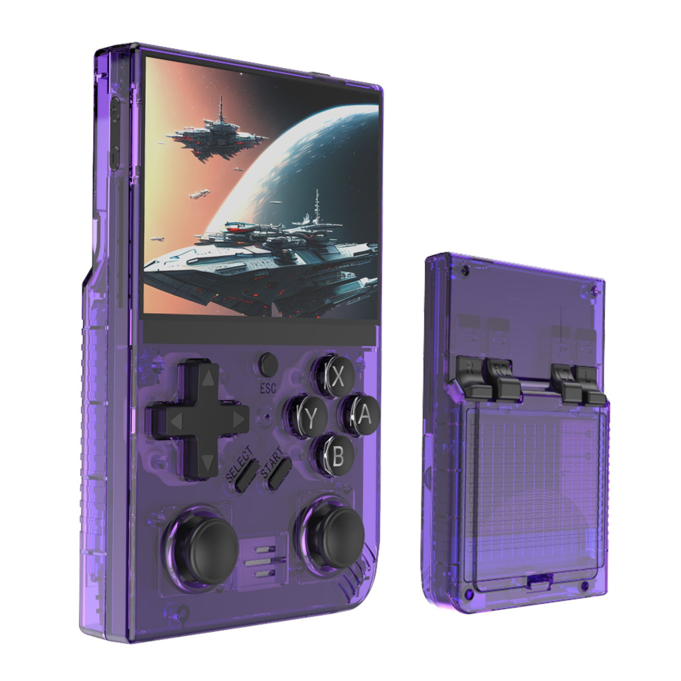 Portable retro nostalgic handheld game console,purple,New,PlayStation ...