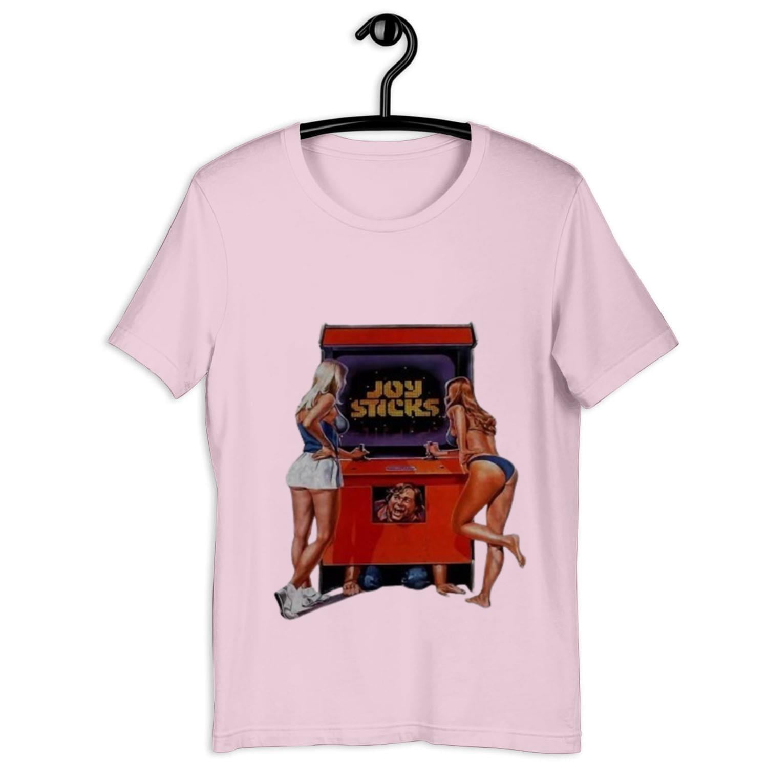 Joysticks Retro 80's Classic Movie T-Shirt - Vintage Arcade Gaming Graphic Tee - Walmart.com