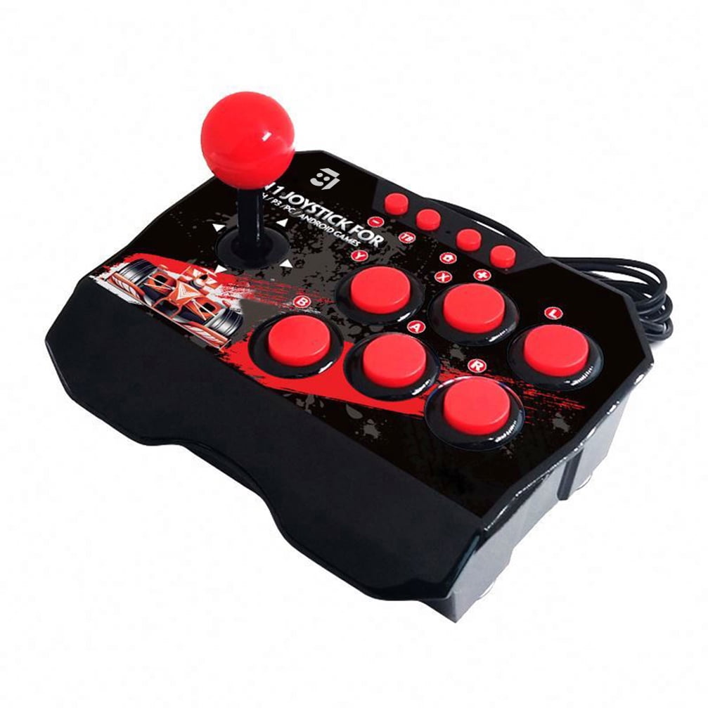 Joysticks for video games, Arcade Fight Stick, 4 in 1 Wired Arcade ...