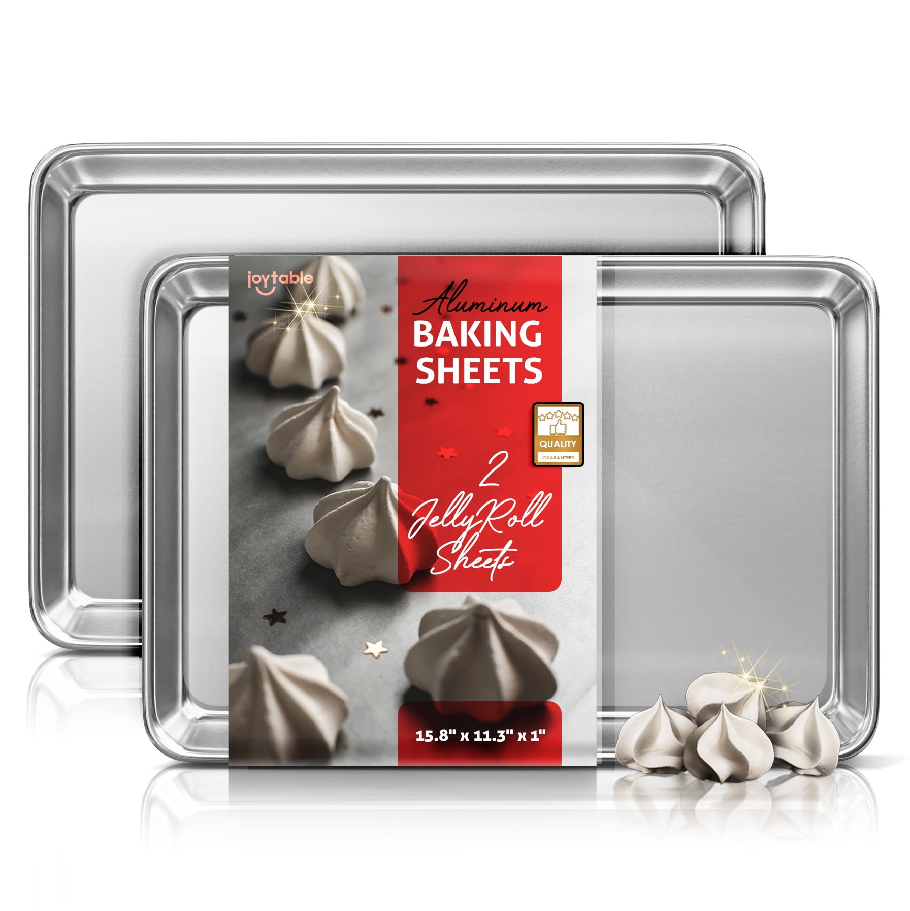Joytable Aluminum Baking Pans, Baking Sheet Steel Cookie sheet, Jelly ... Joytable Aluminum Baking Pans, Baking Sheet Steel Cookie sheet, Jelly ...
