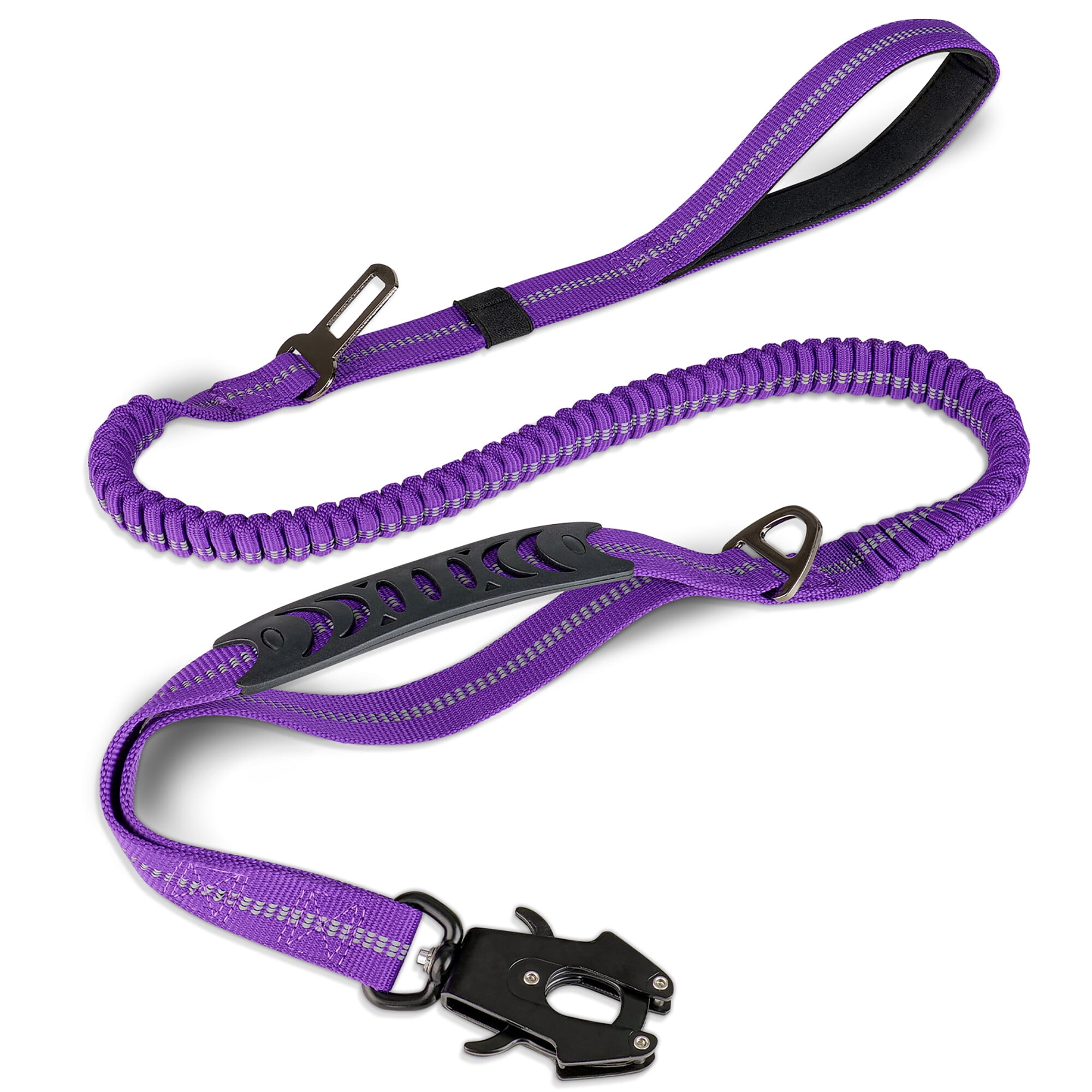 Joytale Tactical Dog Leash, 4-6ft Shock Absorbing Bungee Dog Leash with ...