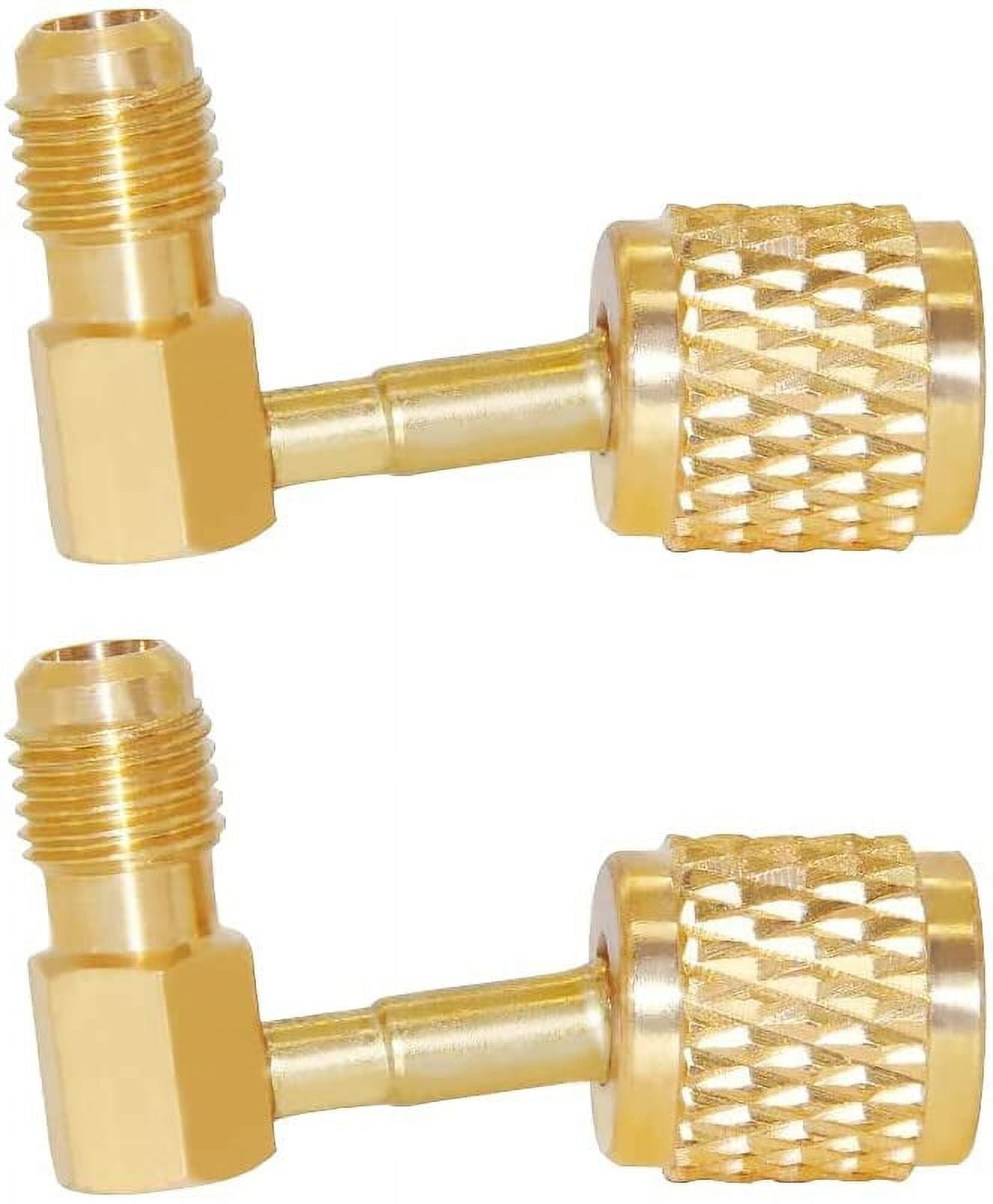 Joytube 2Pcs 1/4" SAE Male 5/16" SAE Female Swivel Port 90° Elbow ...