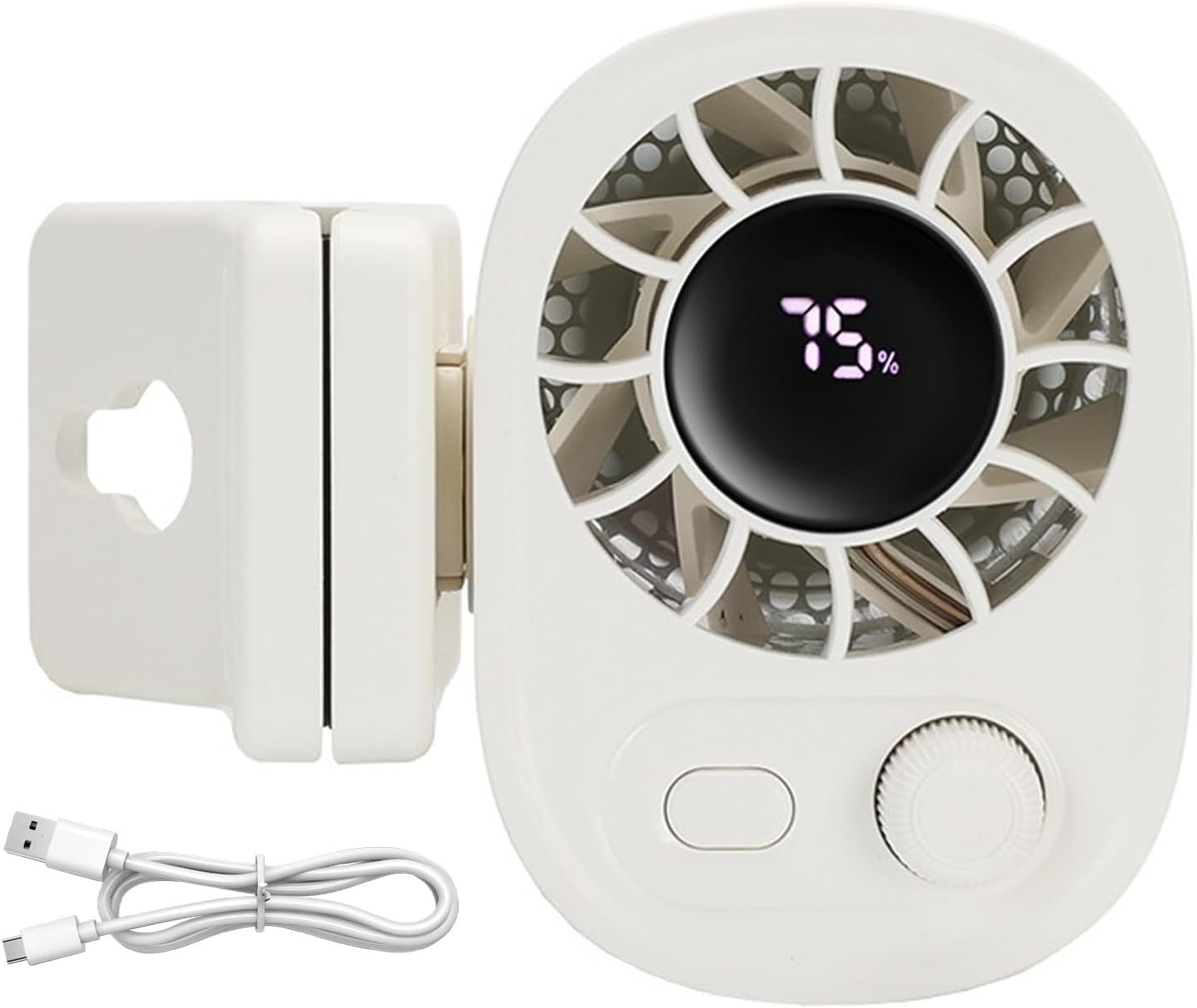 Joytutu Car Clip on Fan with LED Display, ° Rotation Car Seat Cooling ...