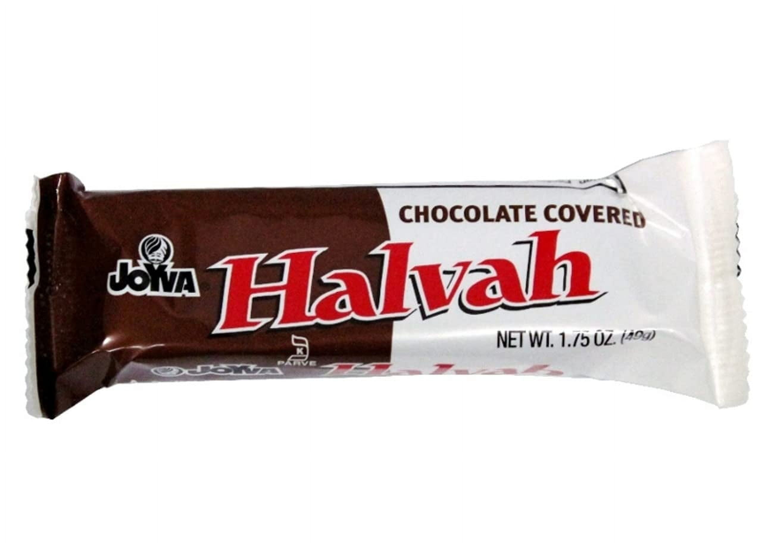 Joyva Chocolate Covered Halvah, 12 Pieces Box, 1.75 Oz Bars, Chocolate ...