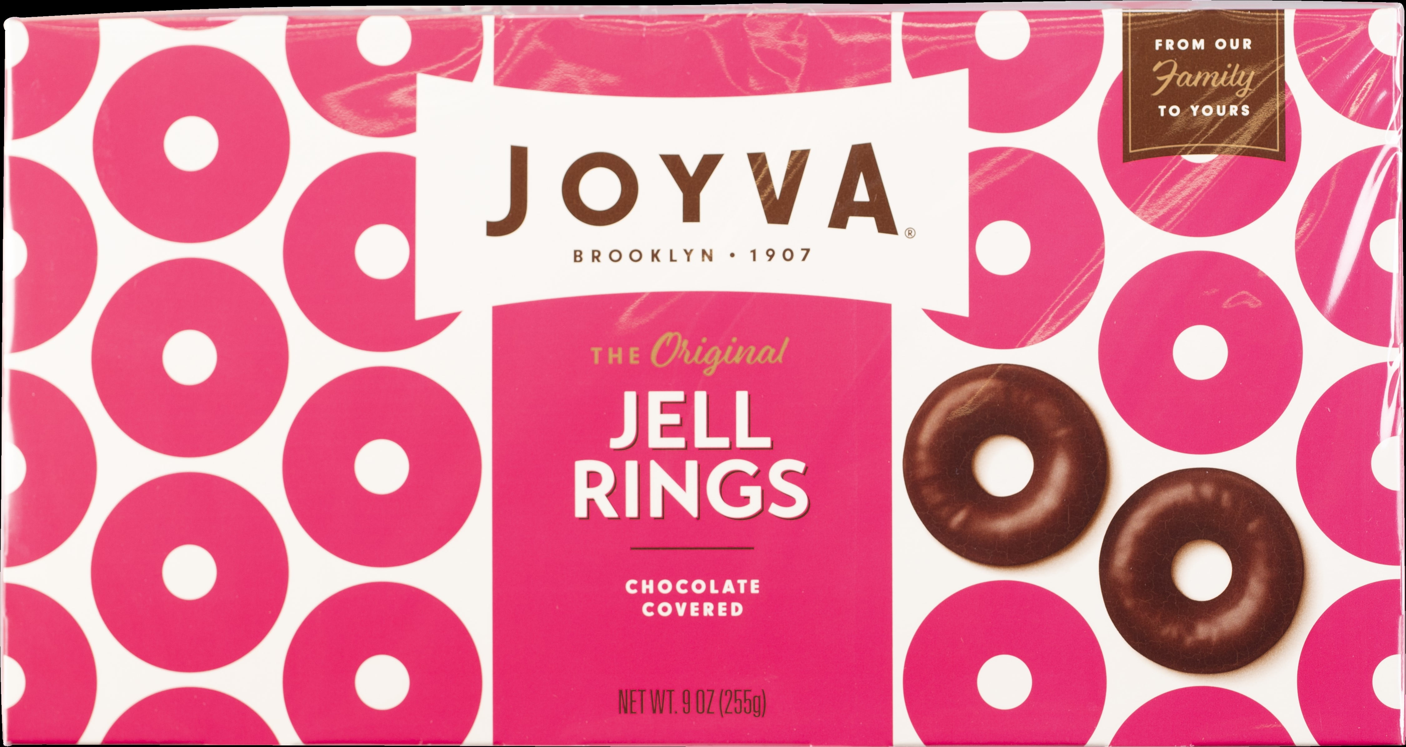 Joyva Chocolate Covered Raspberry Jelly Rings, 9 oz - Walmart.com