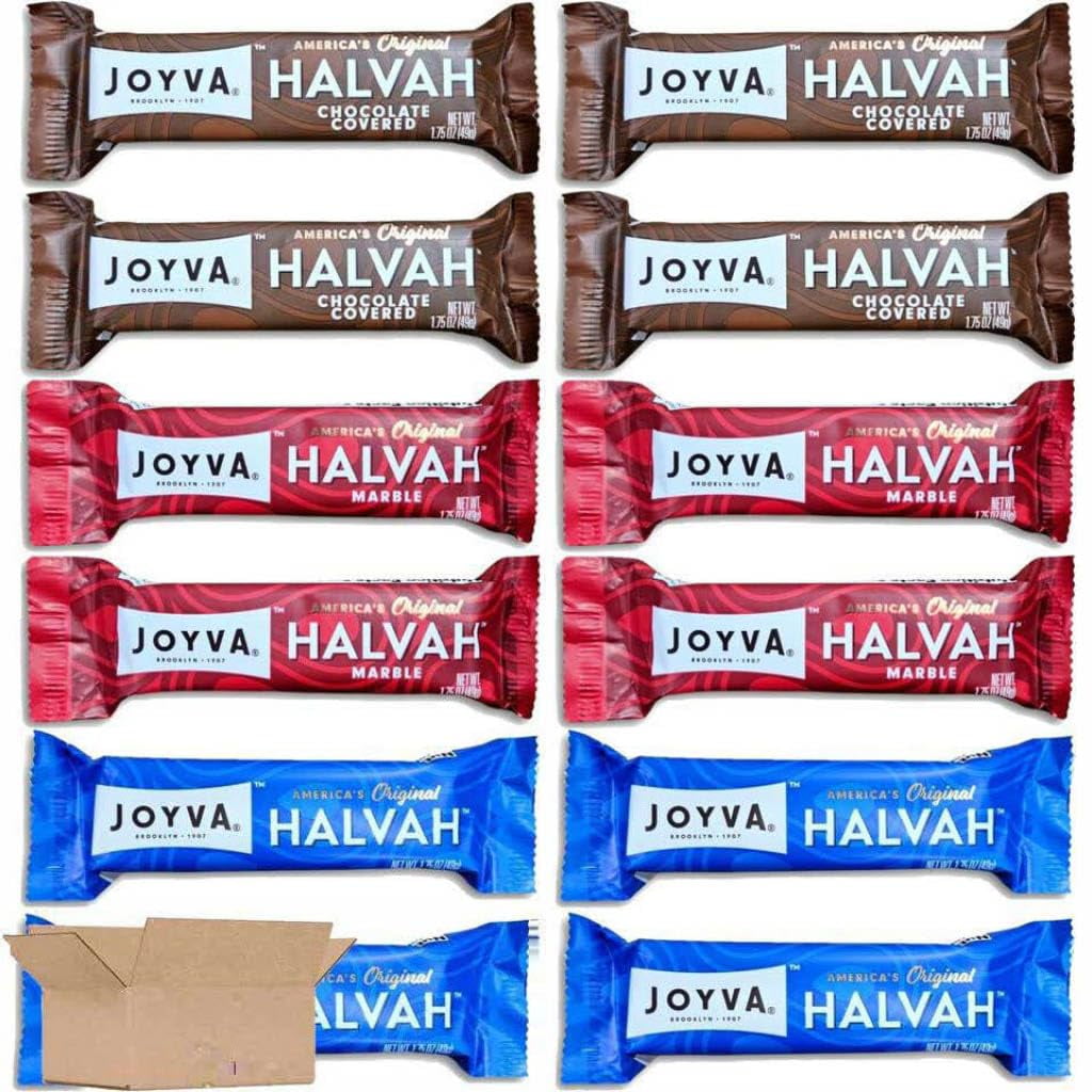 Joyva Halvah – 4Chocolate 4Marble 4Original, 1.75oz PACK OF 12 ...