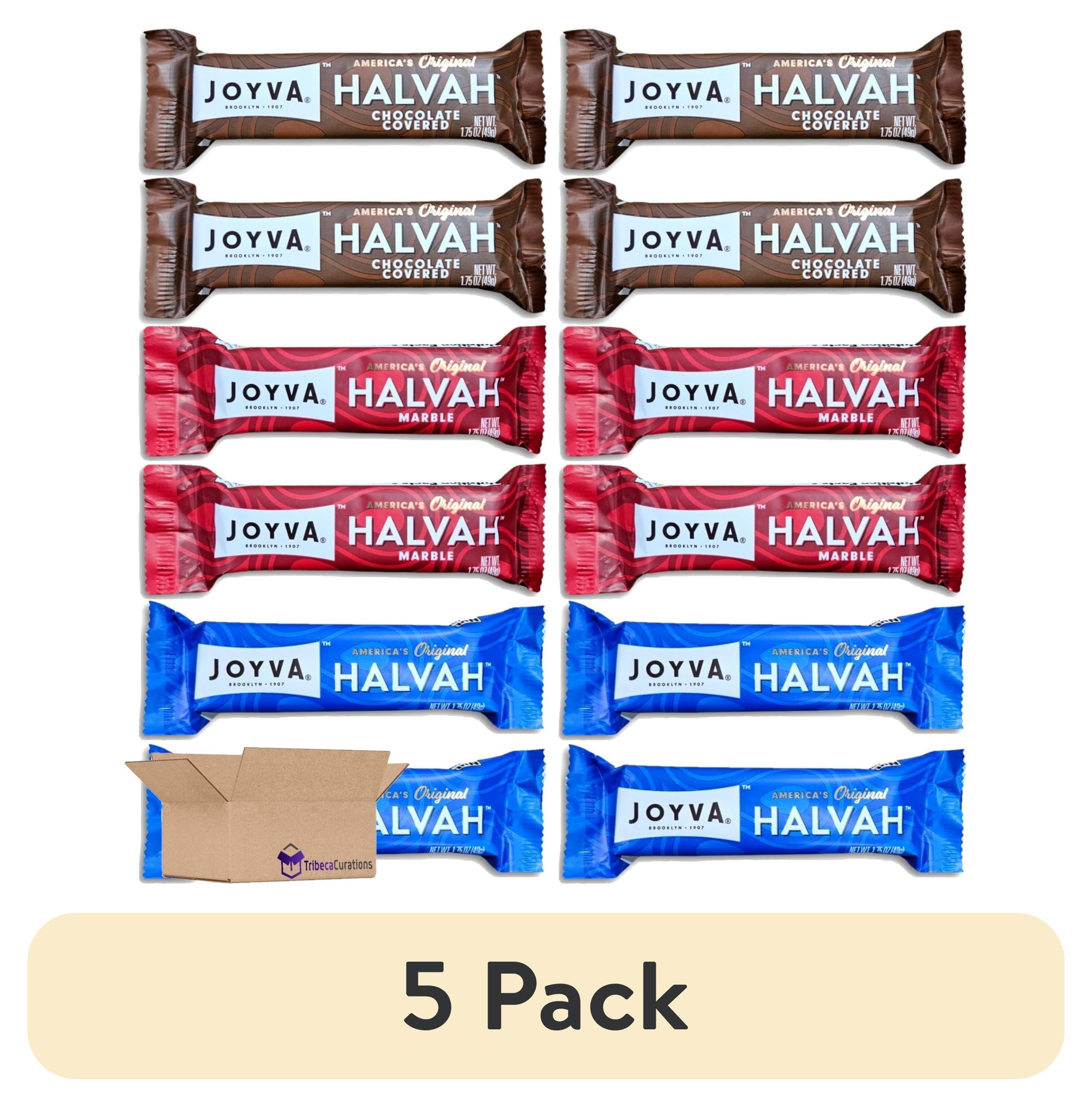 (5 pack) Joyva Halvah Bars Value Pack 1.75 Ounce | Chocolate, Marble, & Vanilla Combo | Pack of ...