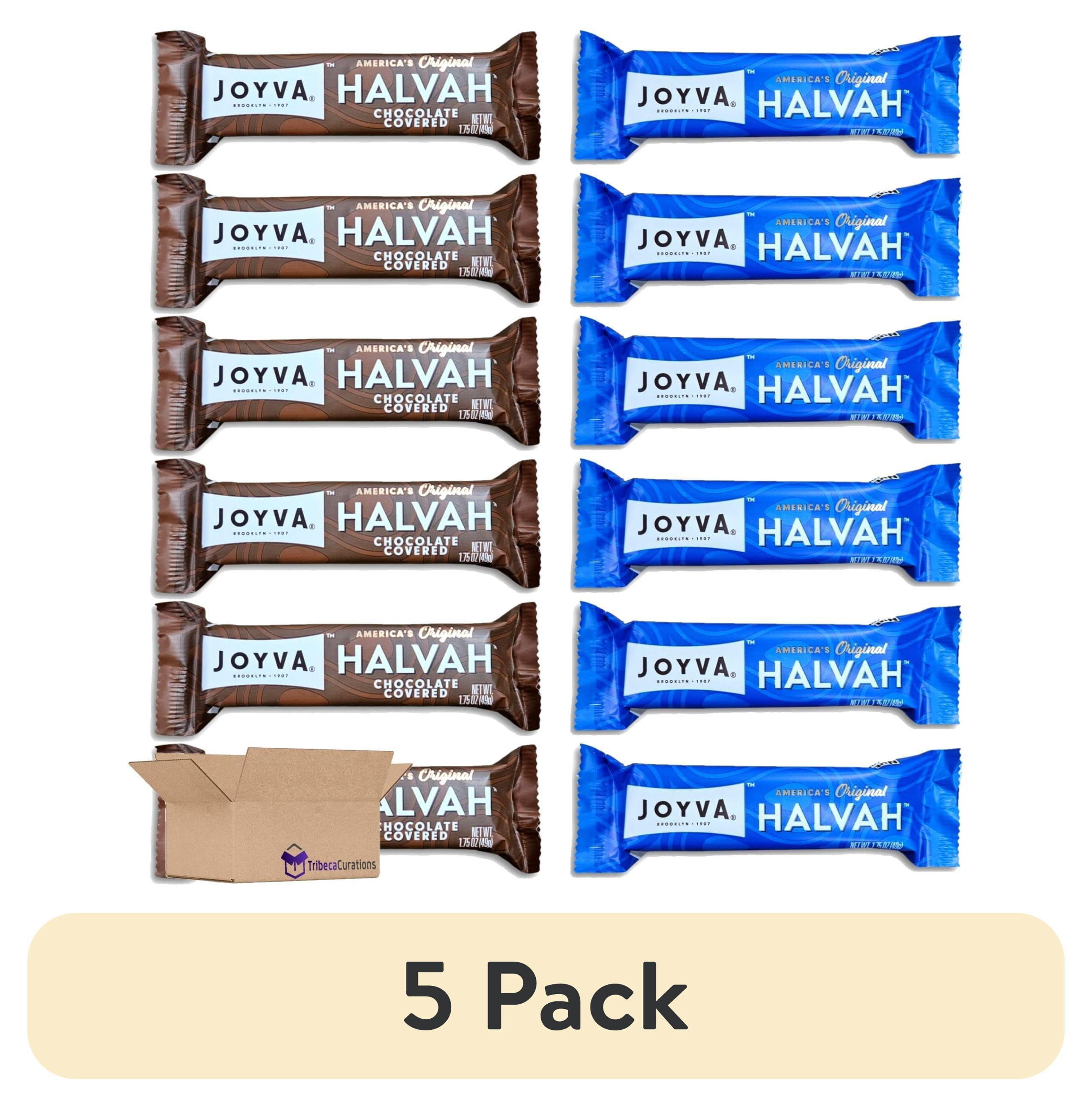 (5 pack) Joyva Halvah Bars Value Pack 1.75 Ounce | Chocolate & Vanilla ...
