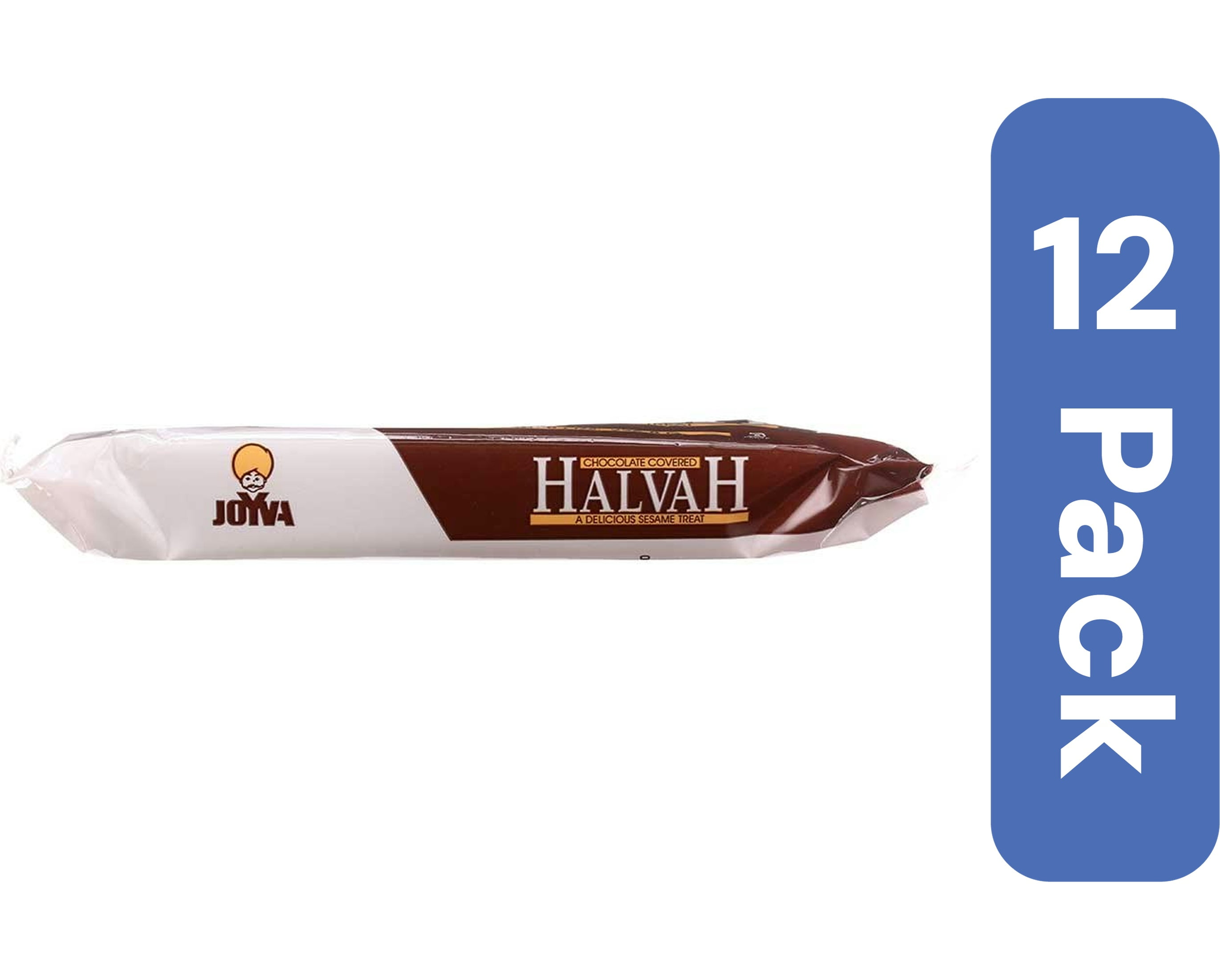 Joyva Halvah Chocolate Covered Vacuum Pack 8 oz (Pack of 12) - Walmart.com