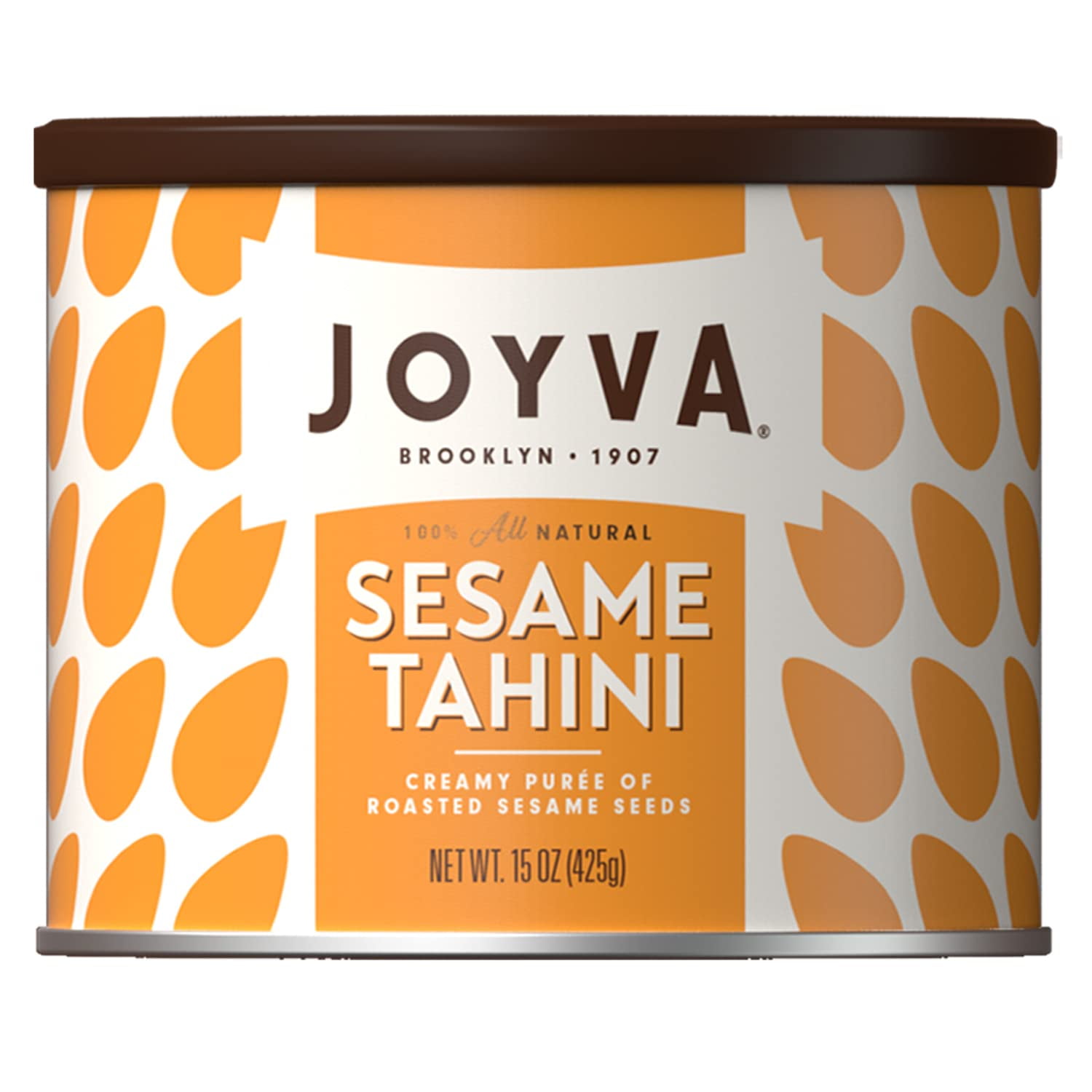 Joyva Tahini | OKA4 15oz Tins | 100% Pure Roasted Seed Smooth & Creamy ...