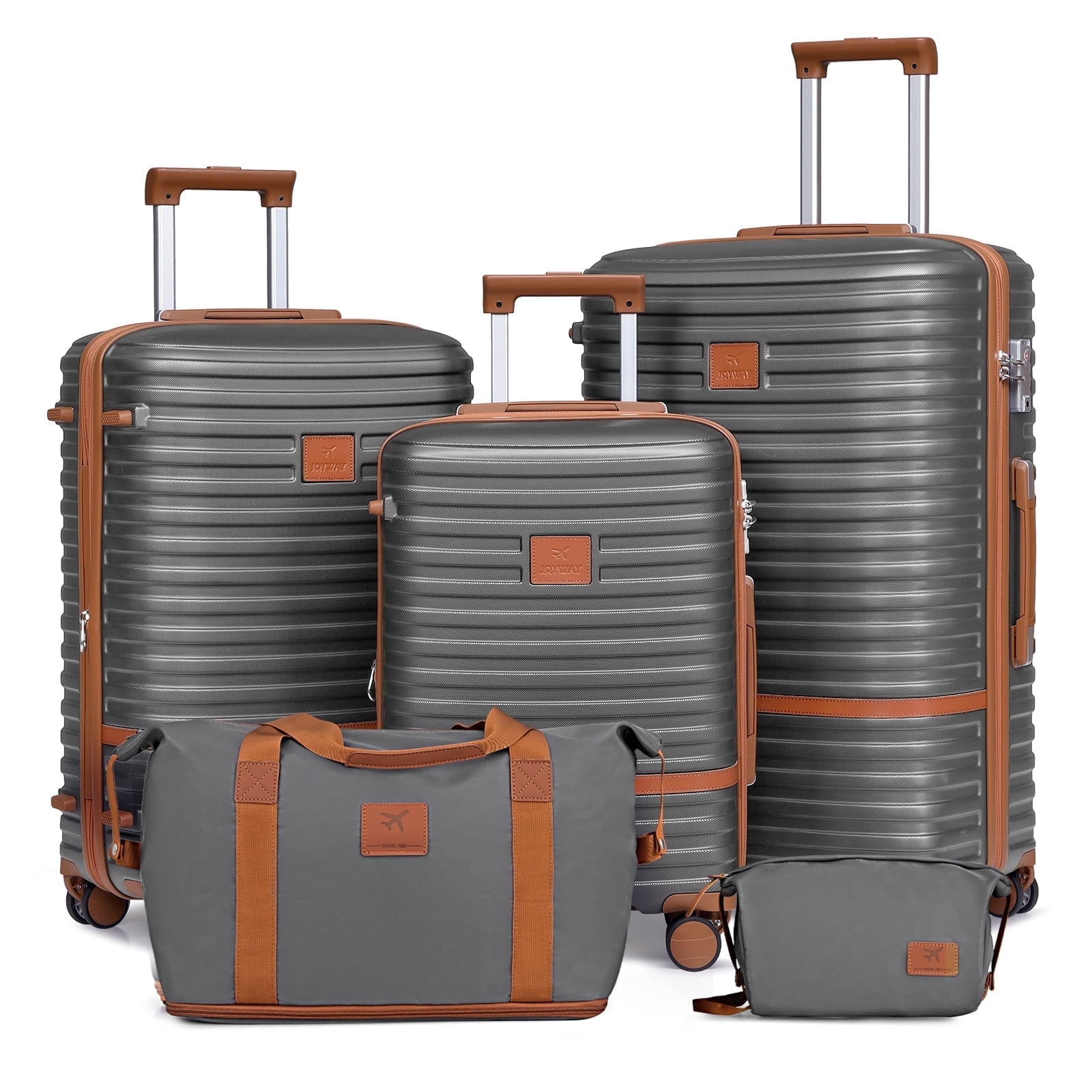 Joyway 2 Piece Luggage Travel Duffel Bag & Messenger Bag Airline ...