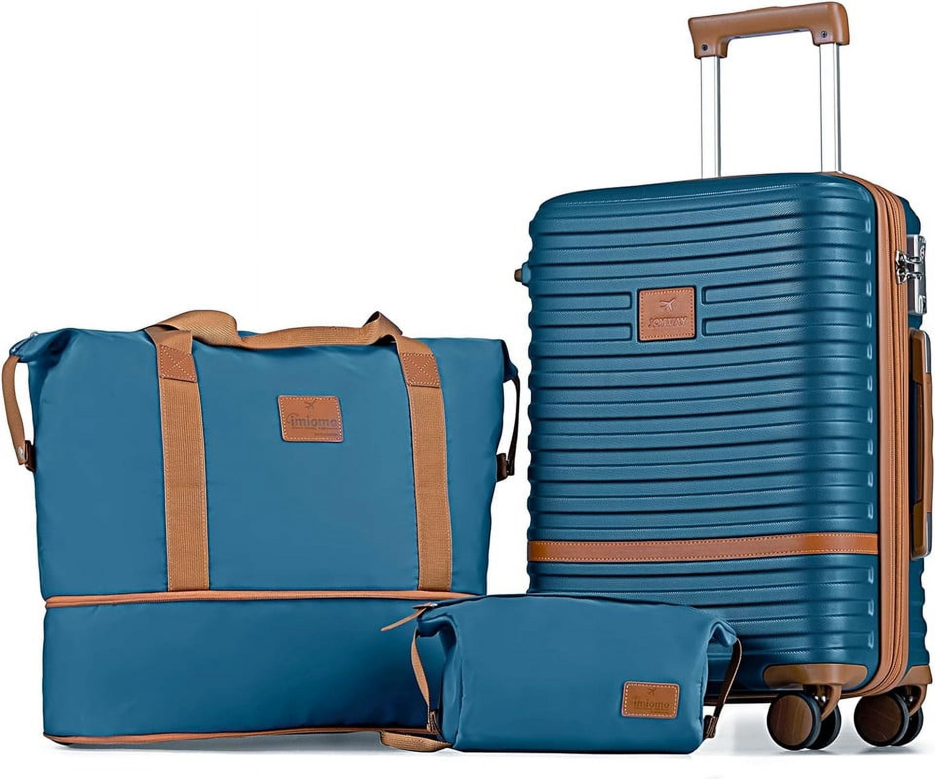 Joyway 20" Expandable Carry-on Luggage with Spinner Wheels，Hardside ...