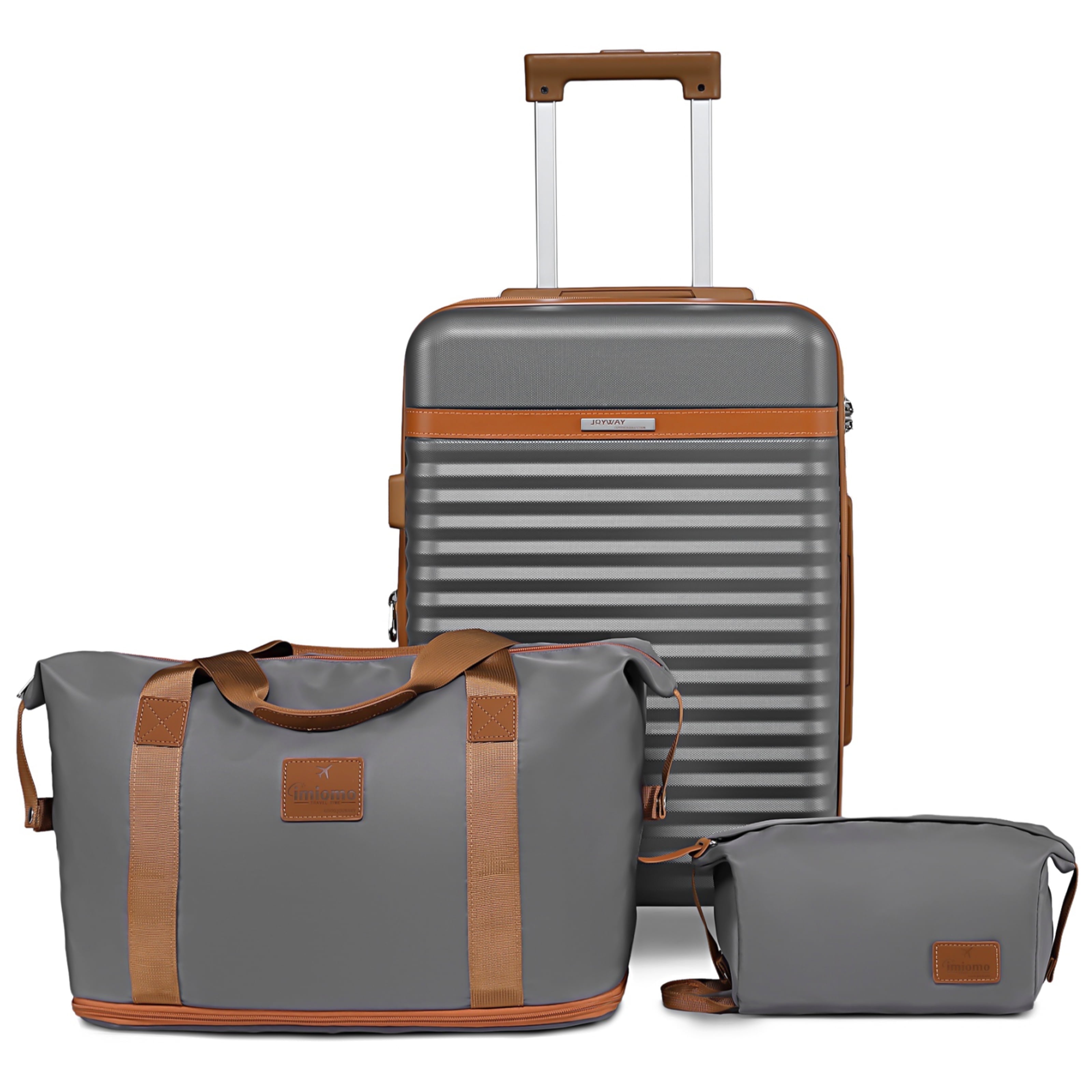 Joyway 20in Durable Lightweight ABS Hard-Side Suitcase with Large ...