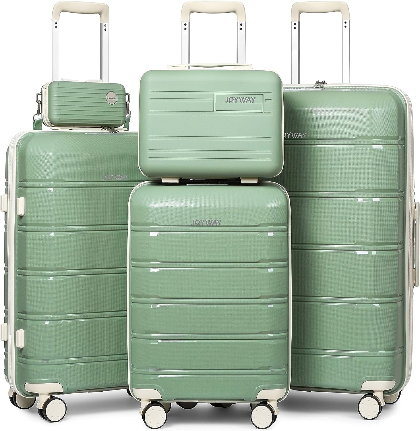 "Joyway Lightweight Hardside Spinner Luggage Set - Carry-on with ...
