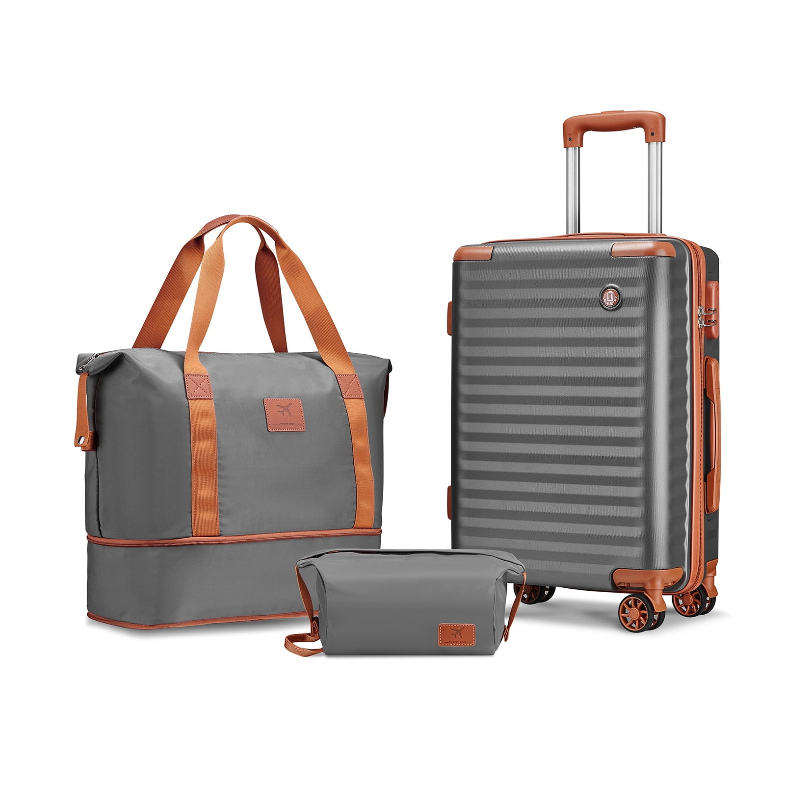 Joyway Lightweight Durable Hard Shell Luggage Set with Spinner Wheels ...