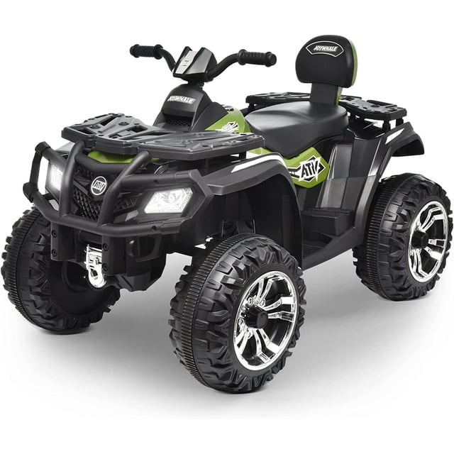Joywhale 24V Kids Ride on ATV 4WD 2 Seater Quad Easy-Drag 4-Wheeler ...