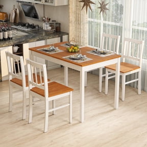 6 Piece Dining Set with Bench, LEGAHOME Modern Dining Table Set for 6 ...