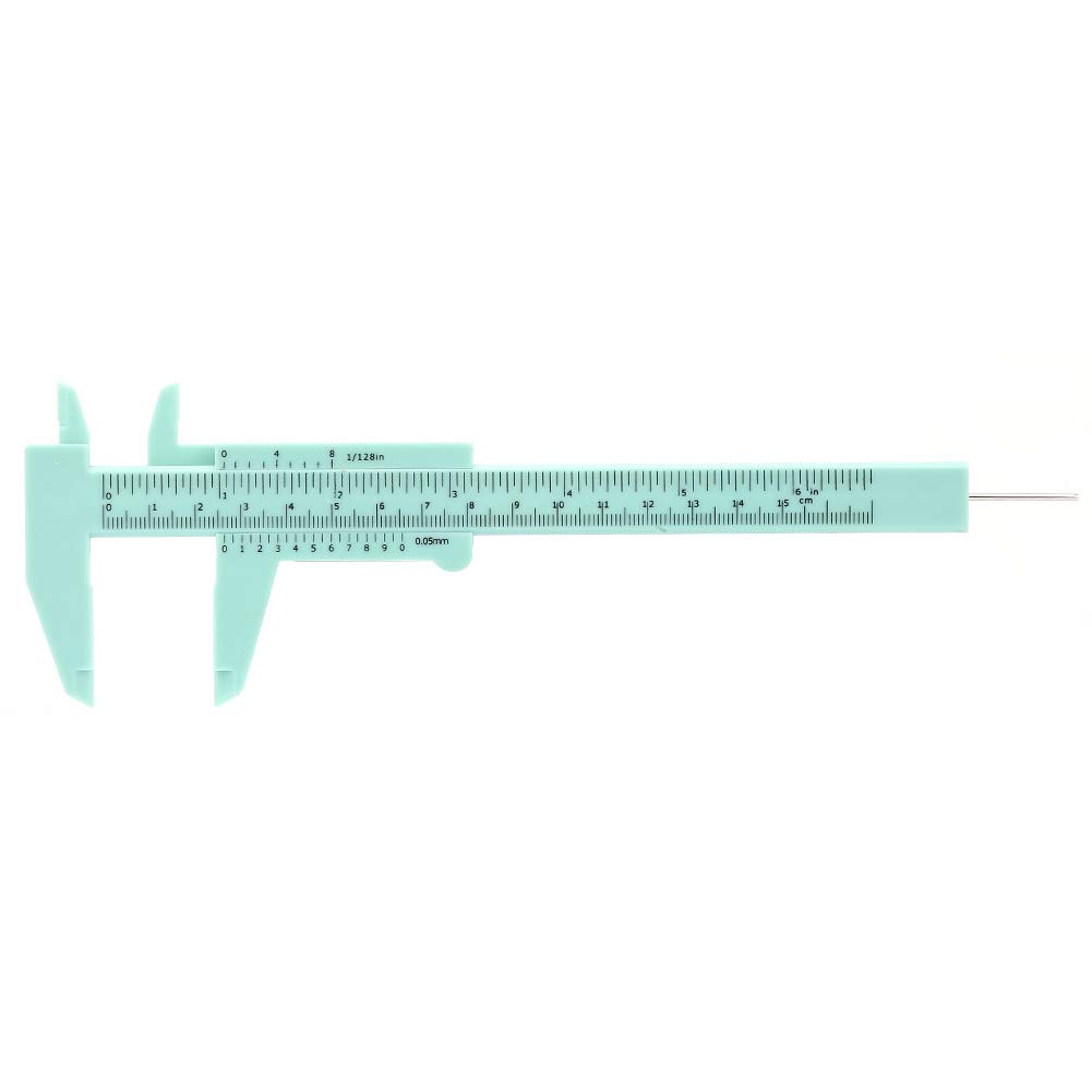 Joyzan Plastic Vernier Caliper, Mini Double Scale Measuring Sliding ...