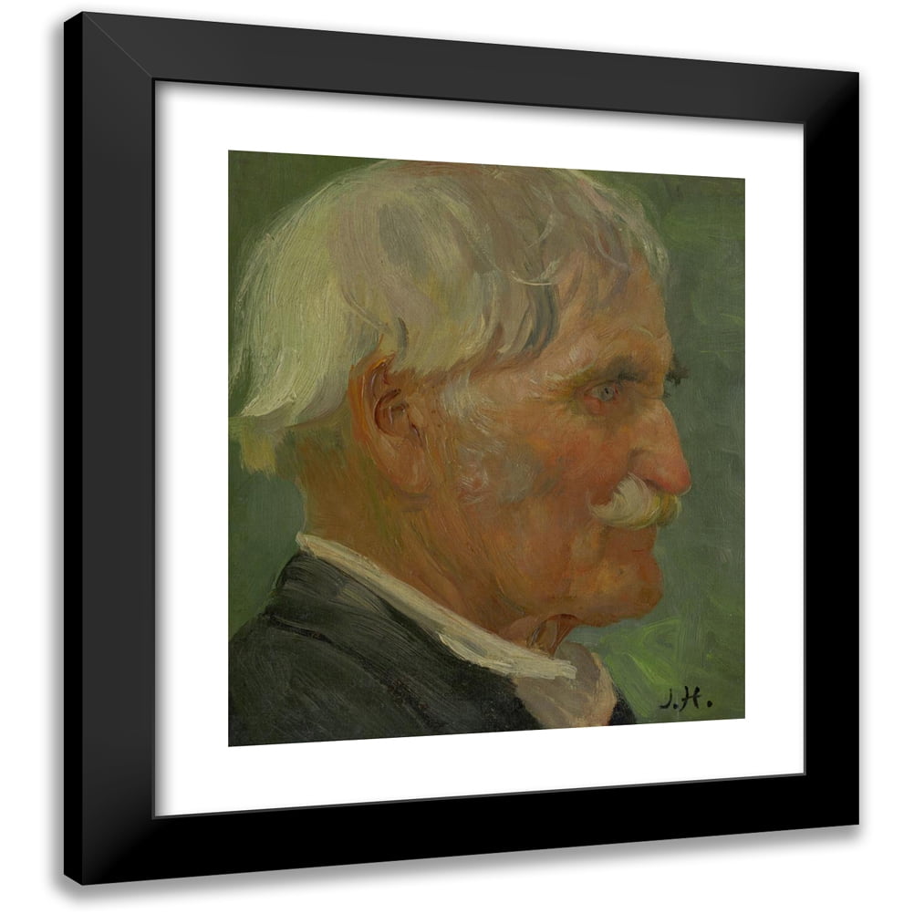 Jozef Hanula 15x17 Black Modern Framed Museum Art Print Titled - Head ...