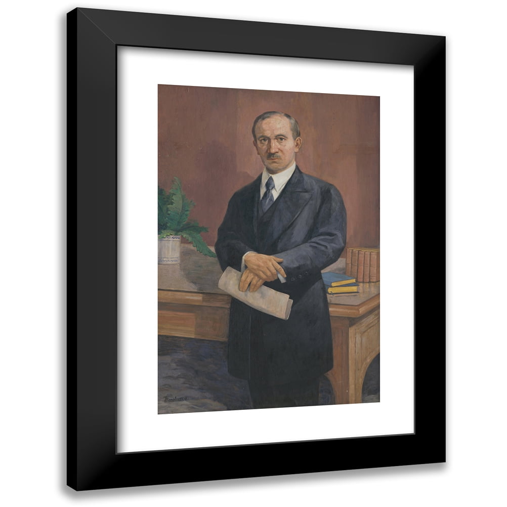 Jozef Hanula 17x24 Black Modern Framed Museum Art Print Titled - Eduard ...