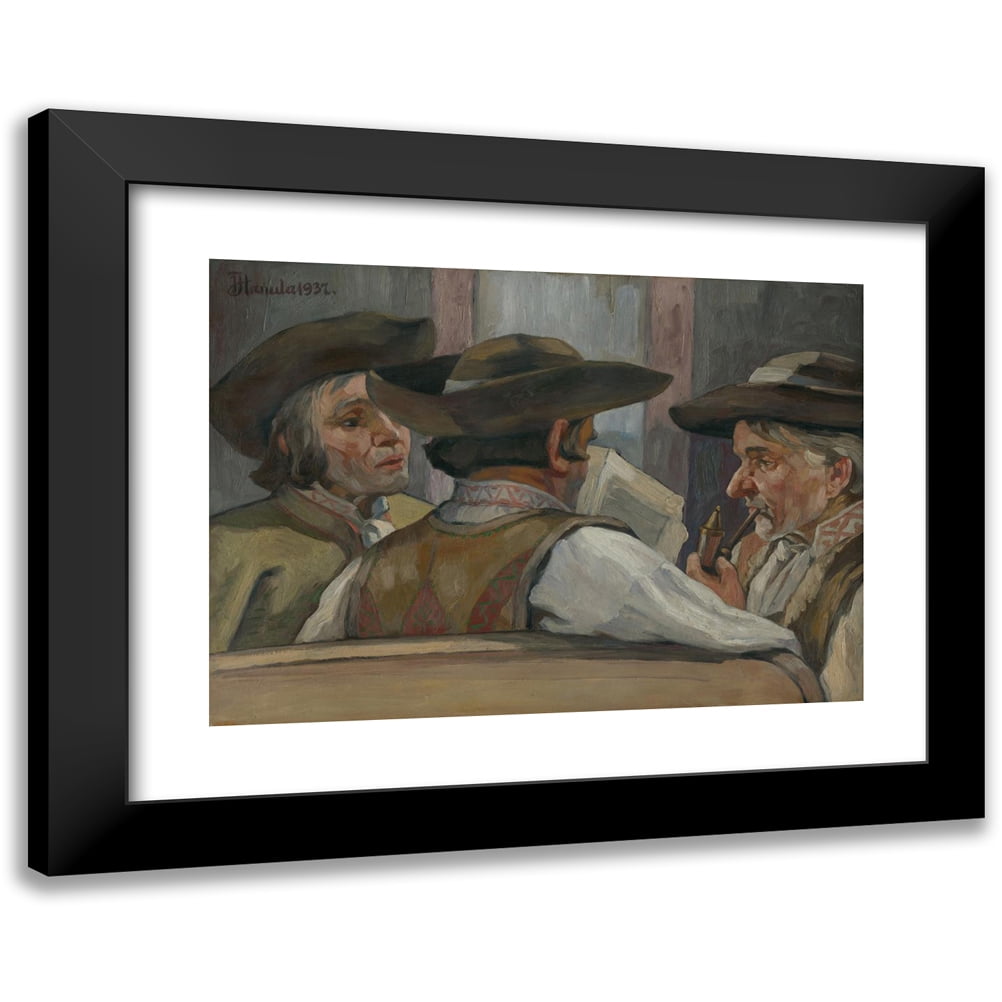 Jozef Hanula 18x14 Black Modern Framed Museum Art Print Titled ...