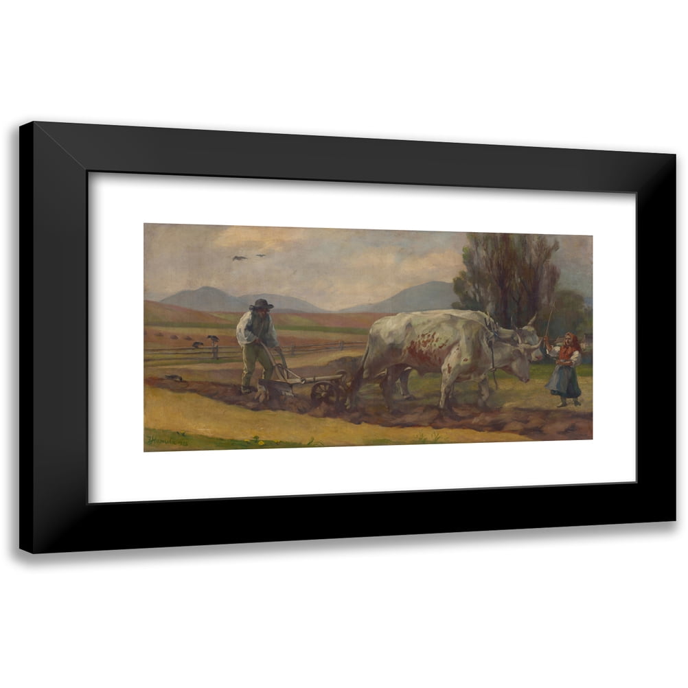 Jozef Hanula 24x14 Black Modern Framed Museum Art Print Titled ...