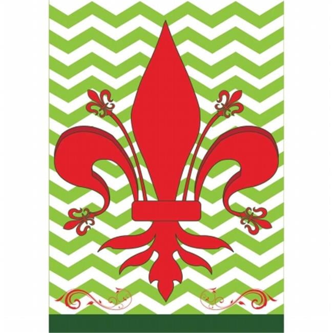 Jozie B Chevron Flag - Red & Green - Large - Walmart.com