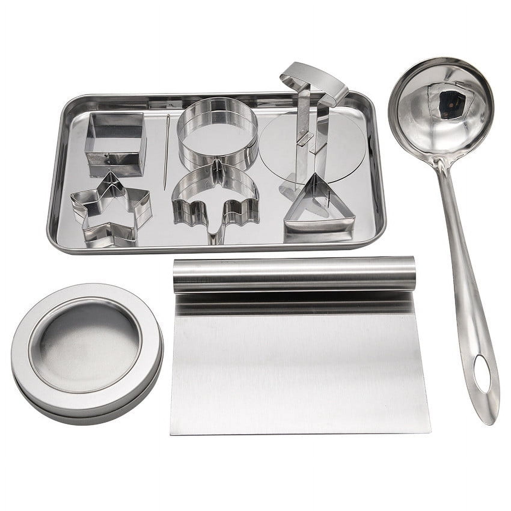 Jpxdew 11-piece Baking Cake Candy Making Tools Stainless Steel Cutter ...