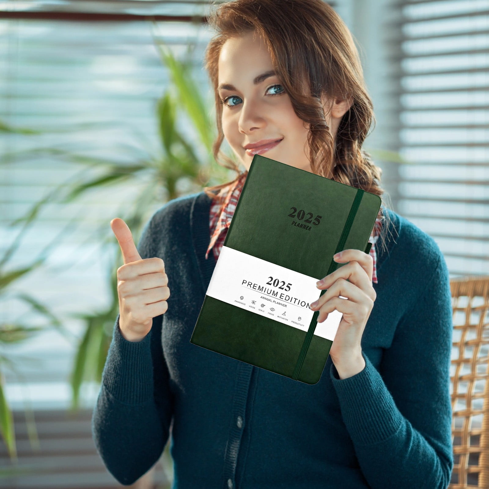 Jpxdew 2025 English Calendar Clearance,A5 Schedule Notebook,8.35x5.83x0 ...