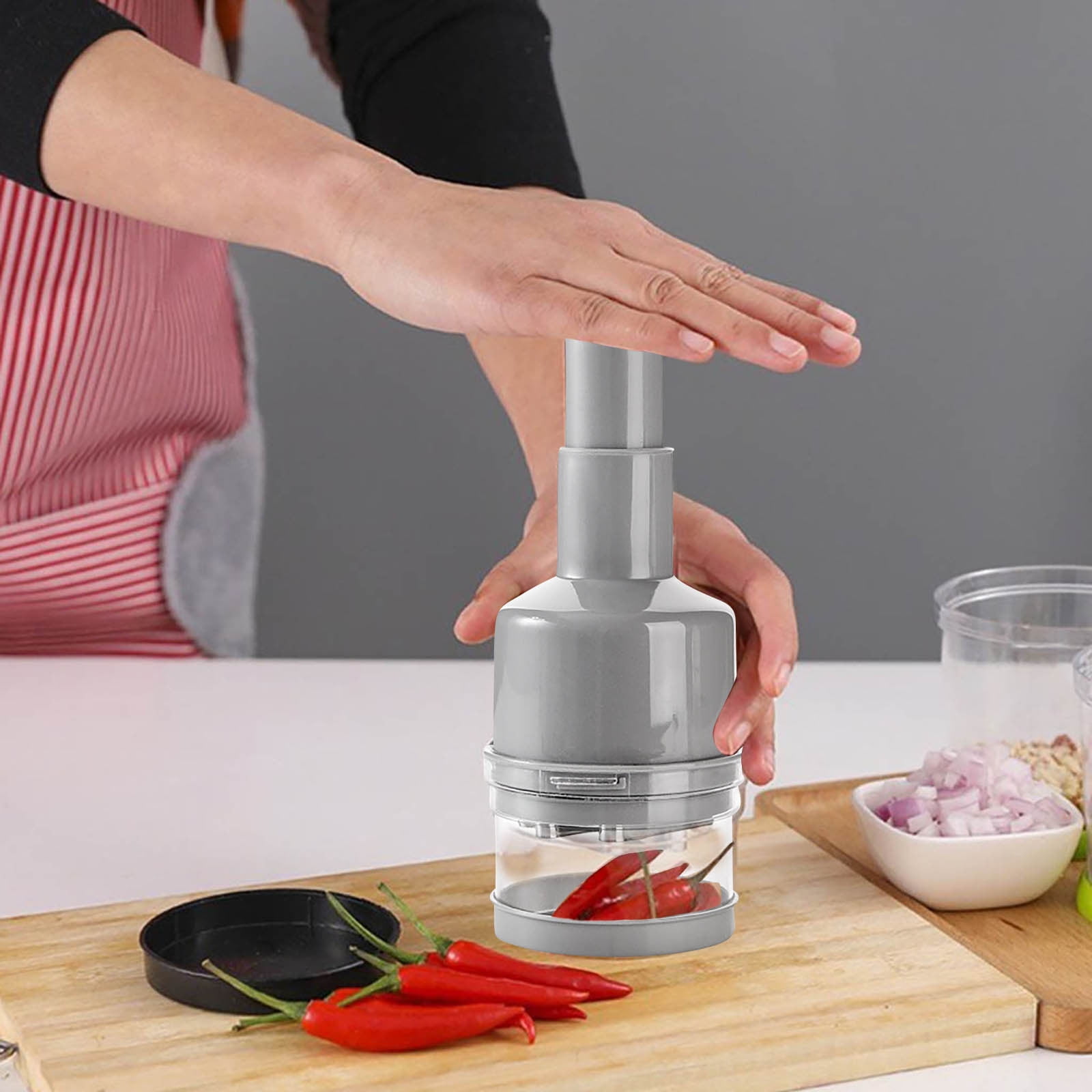 Jpxdew 304 Stainless Steel Garlic Chopper Clearance,Multi-Function ...