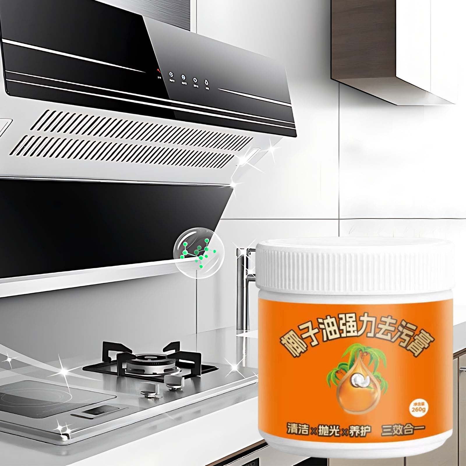 Jpxdew Cleaning Paste Clearance,Heavy-Duty Stainless Steel Polish 260g ...