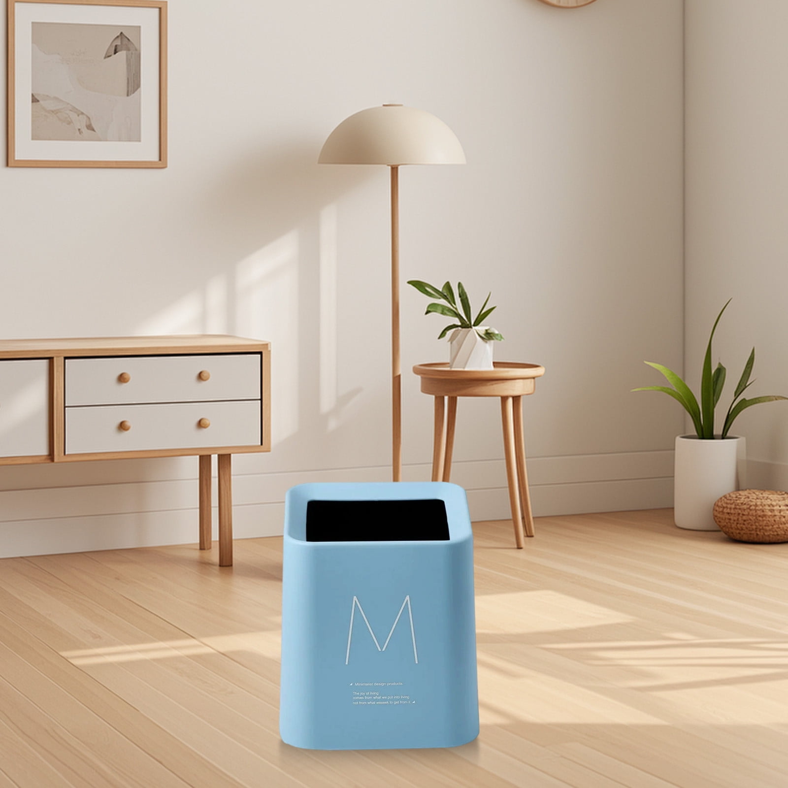 Jpxdew Desktop Trash Can,5.2x5.2x6 inch Mini Waste Bin,Polypropylene ...