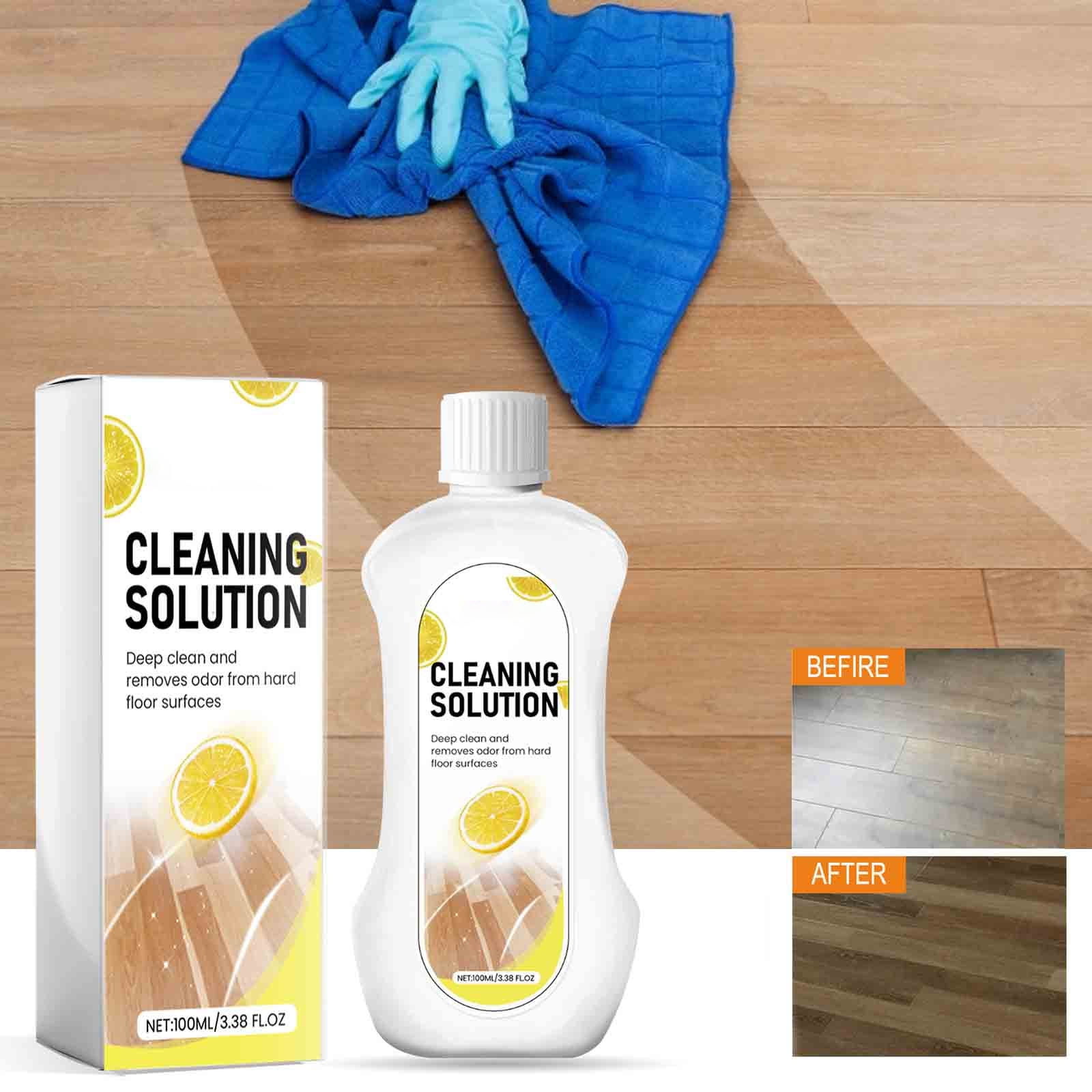 Jpxdew Hardwood Floor Cleaner,100ml,Lemon Formula Tile Laminate,Deep ...