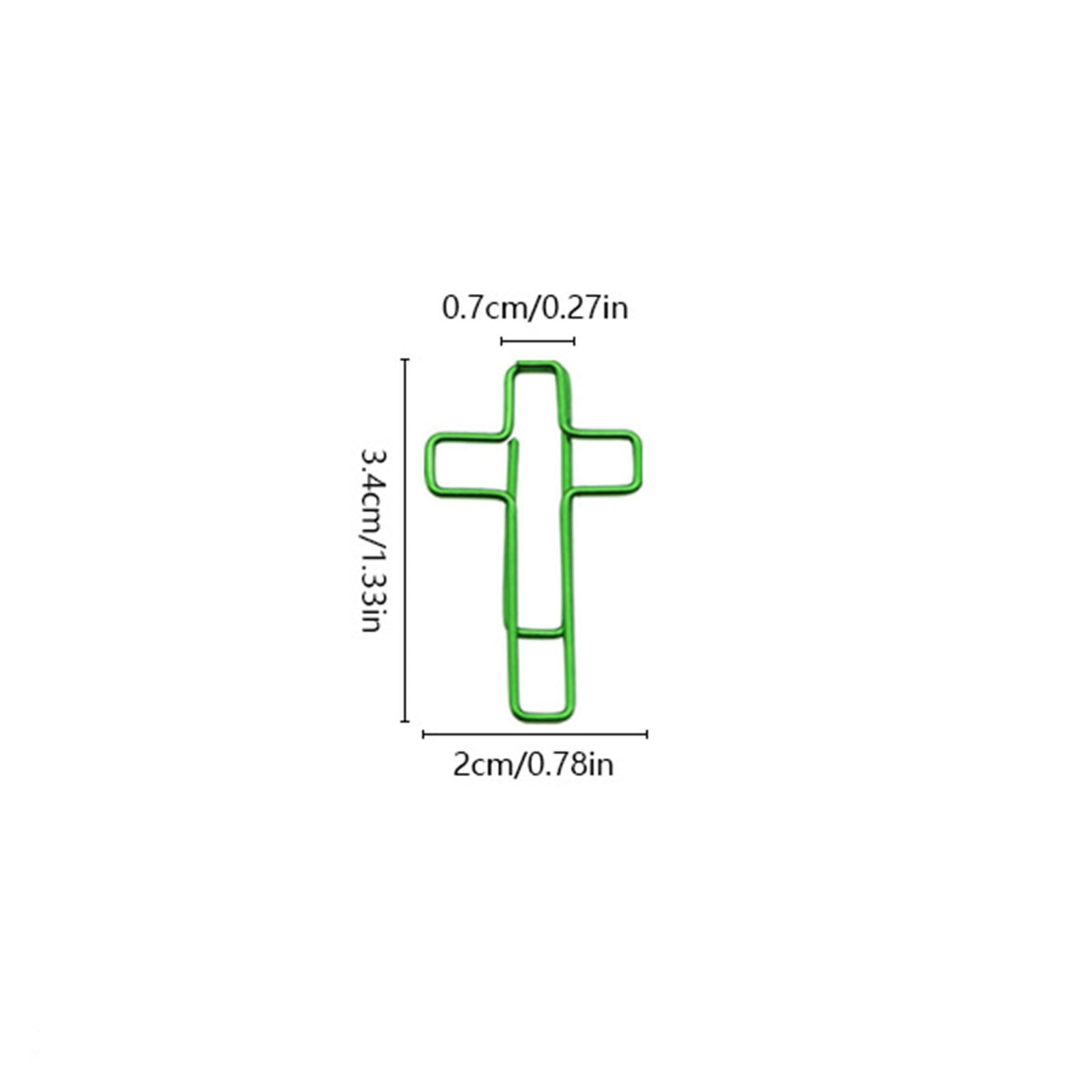 Jpxdew Macaron Cross-Shaped Paper Clips Clearance,Stylish Design,High ...