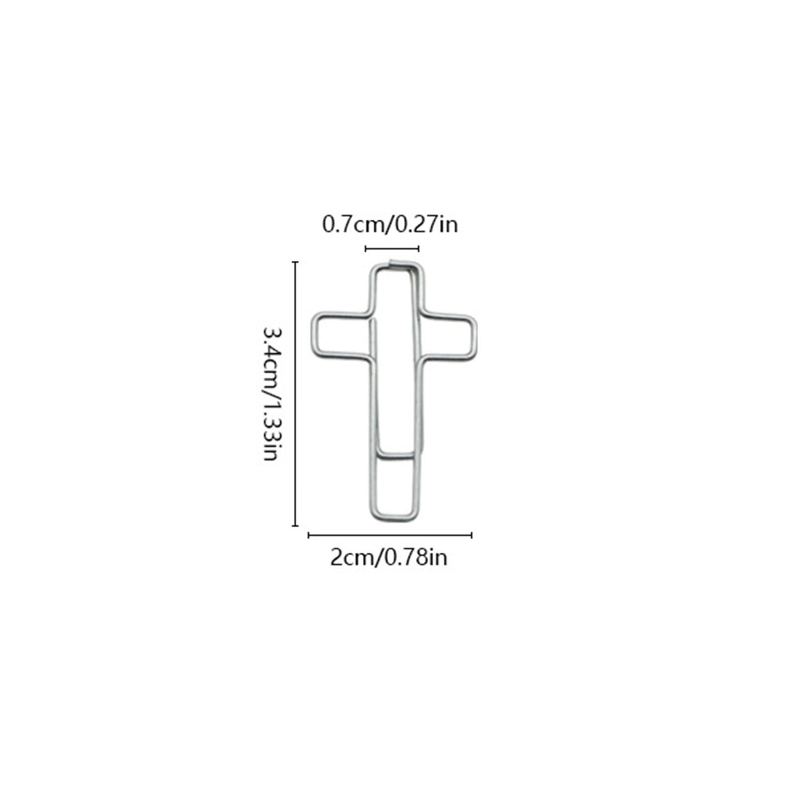 Jpxdew Macaron Cross-Shaped Paper Clips Clearance,Stylish Design,High ...