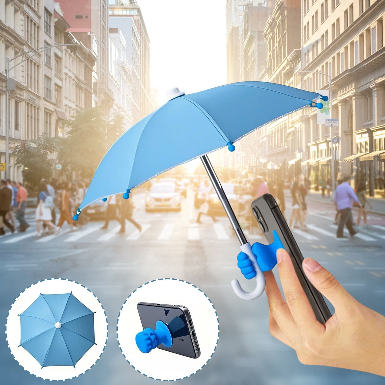 Jpxdew Magnetic Phone Sun Shade Umbrella - Universal Anti-Glare Screen ...