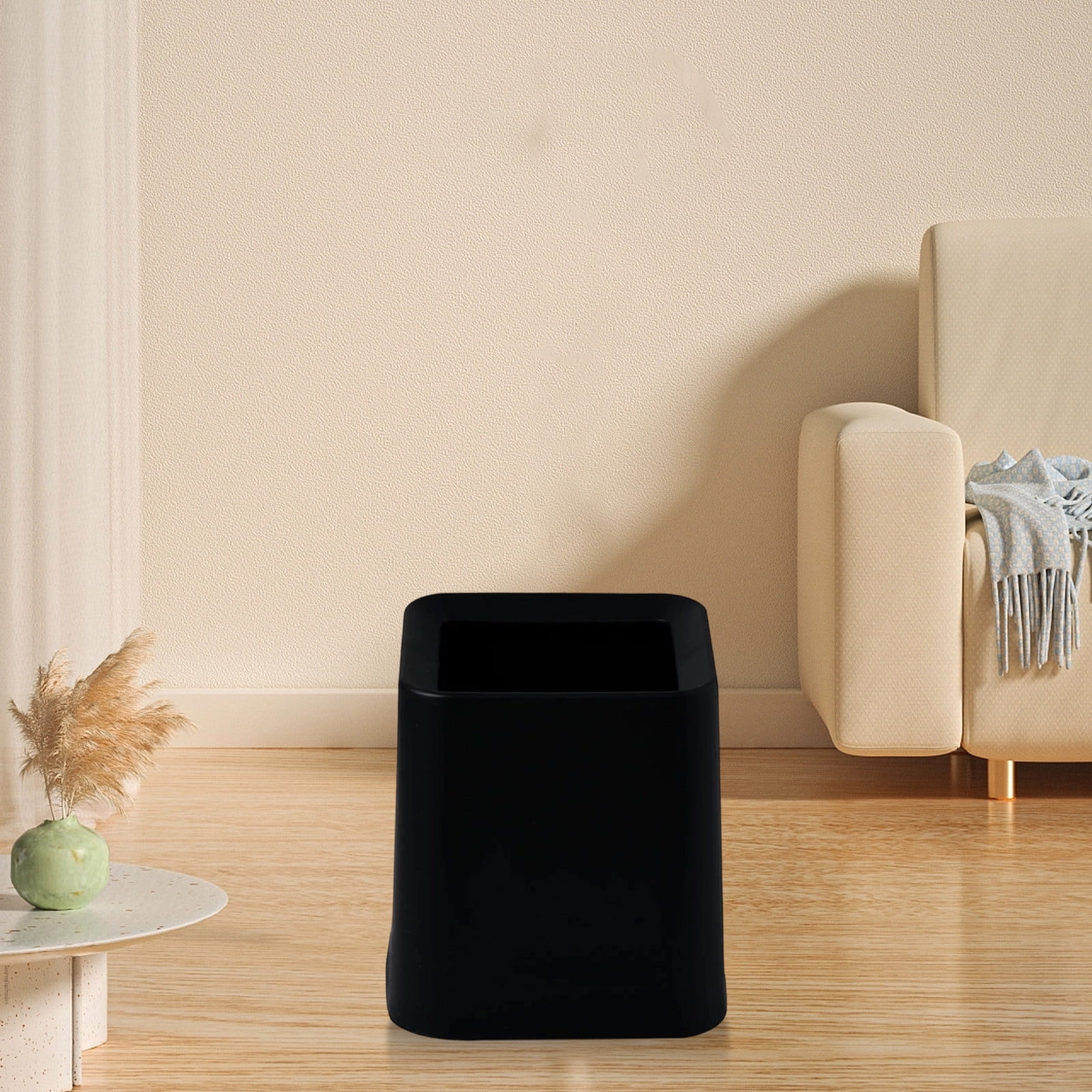 Jpxdew Mini Office Waste Bin,13x13x15cm Small Trash Can,No Cover ...