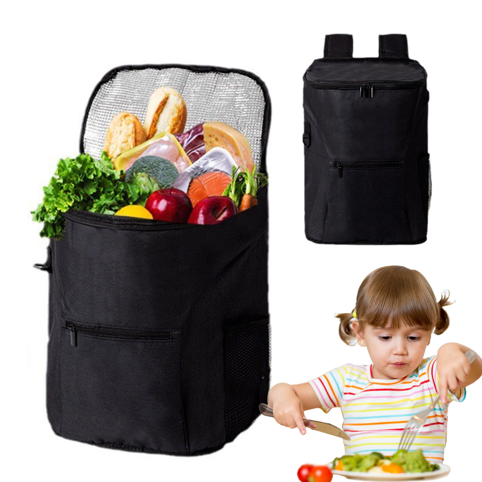 Jpxdew Portable Lunch Box Insulation Bag-Keeps Food Fresh and Cold with ...