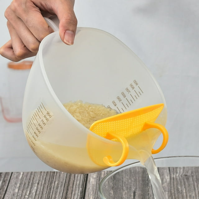 Jpxdew Rice Washer and Drainer with Measuring Scales-Multifunctional ...