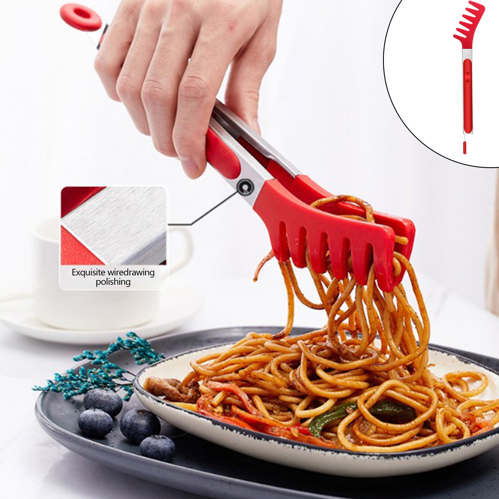 Jpxdew Silica Gel&Steel Food Clips,10.47x1.97in Pasta&Salad Clips ...