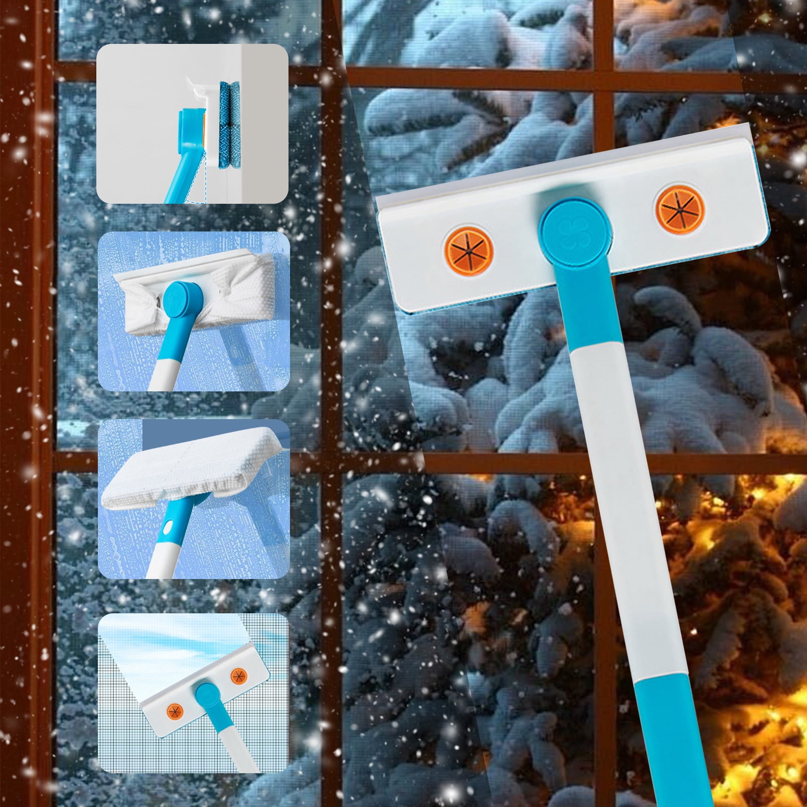 Jpxdew Window Screen Cleaner Clearance,21.06in Handle,Mesh/Dust Tool ...