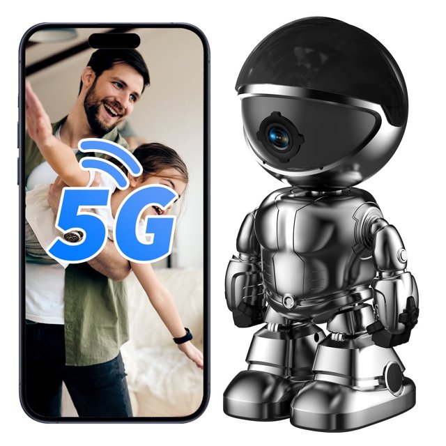 Jqimn WiFi Rotating Camera White Infrared Wireless Bluetooth 300MP ...